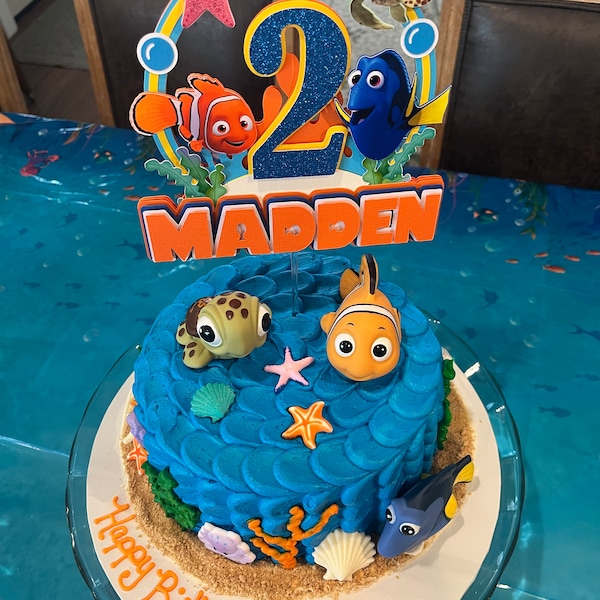 Nemo and Friends Cake Topper - Etsy