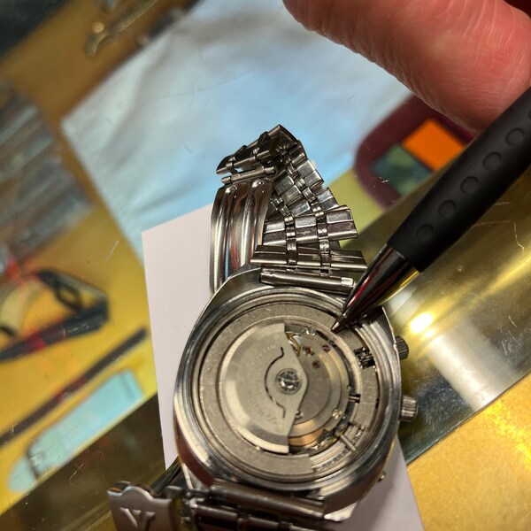 1950's Longines 14k Solid Gold 2 Tone Dial Original Crown Swiss Men's ...