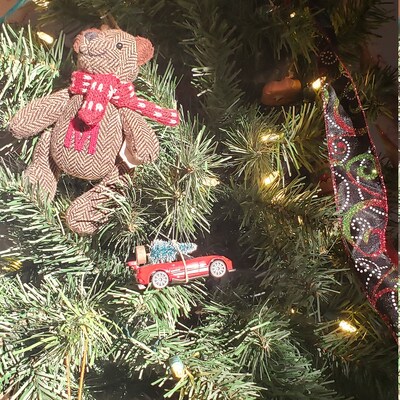 Ford Ranger Raptor Truck Carrying Christmas Tree2019 Red Ford - Etsy