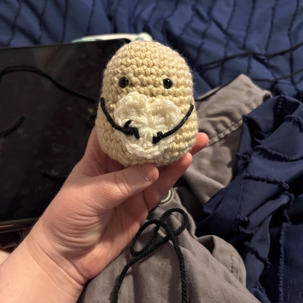 Emotional Support Eggplant, Potato, Carrot Amigurumi Printable Crochet ...