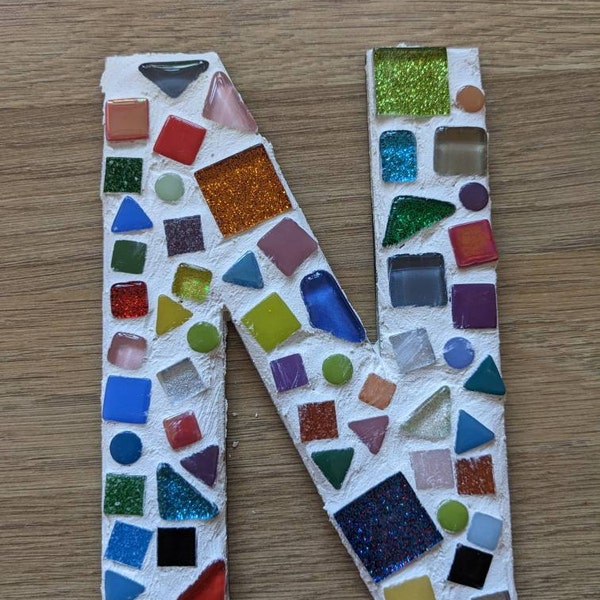 Mosaic Letter Craft Kit - Hanging Letters - Any Initial - Any Colour ...