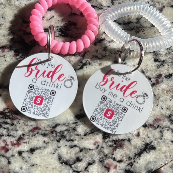 Buy the Bride a Shot, Buy the Bride a Drink, Bachelorette Bracelet ...