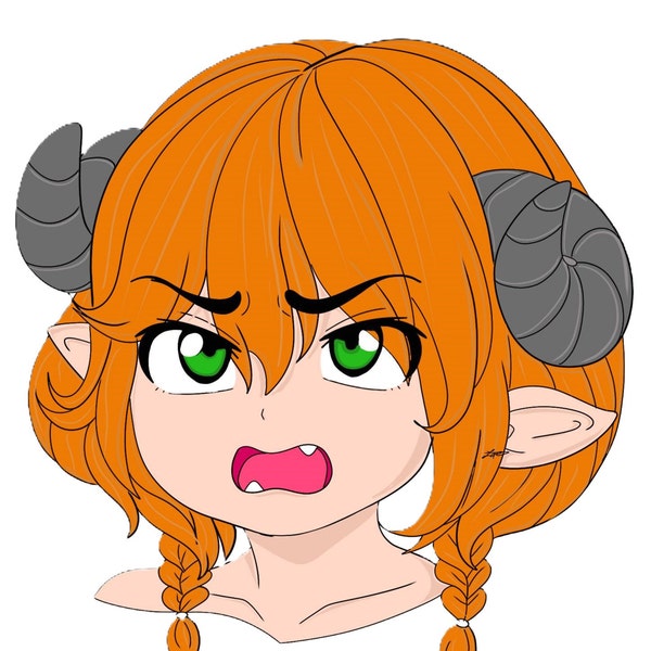 Procreate Emote Base Twitch Discord Badges Chibi Hair Words Symbol ...