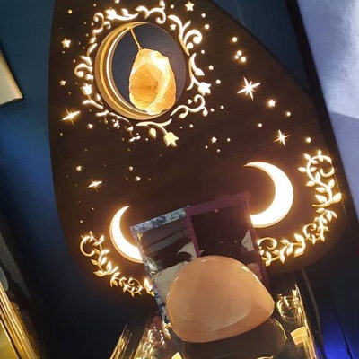 Coppermoon Crystal Lamp Crystal Light Crystal Night Light - Etsy