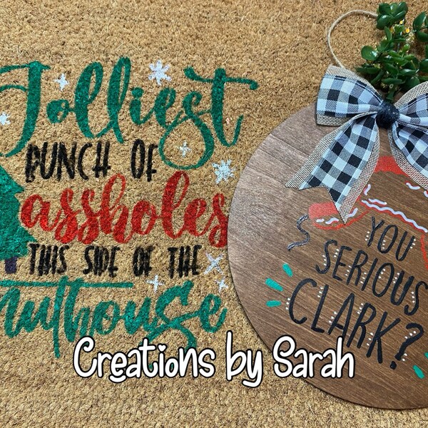 You Serious Clark Christmas Stencil - Durable Reusable Stencils ...