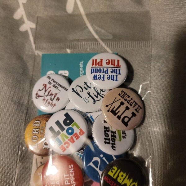 Colorguard Buttons / Marching Band / Set of 12 Colorguard 1" or 1.25 ...