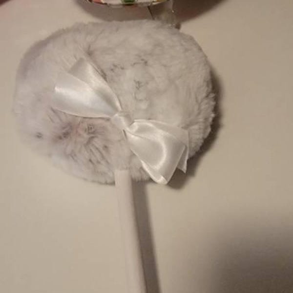 Lollipop Body Powder Puff, Dusting Powder Puff With Handle, Pink Bow or ...