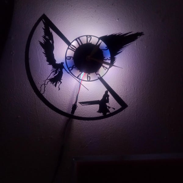 Gamer Clock With Led Light, Video Gaming Gifts, Game Room Wall Decor ...