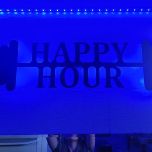 Mountain LED Metal Art Sign / Light up Mountain Metal Sign / Multi ...