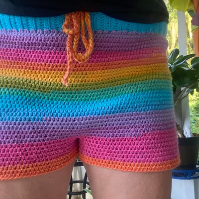 Crochet Shorts Pattern PDF File, Photo Tutorial and Video Tutorial XS ...