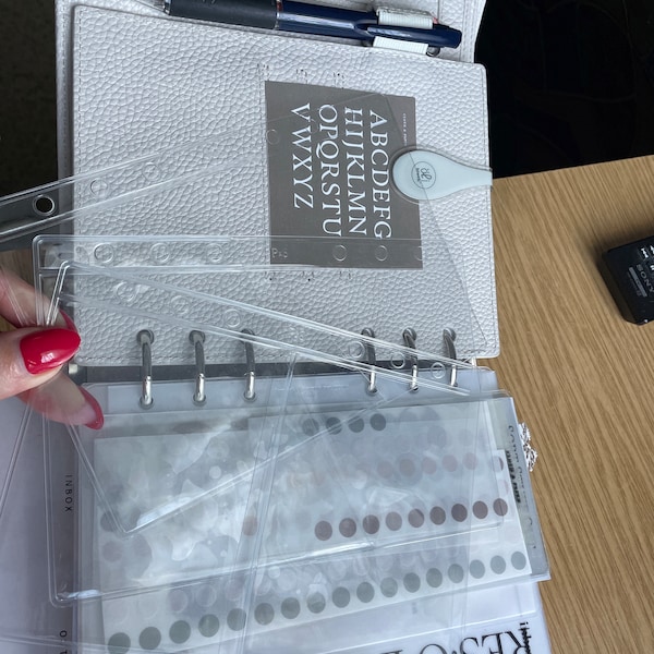 Ruler Page Marker Pocket, Personal, A6, A5, Discbound - Etsy UK