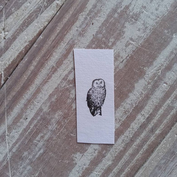 Owl Rubber Stamp - Etsy