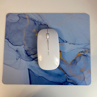 Gaming Mouse Pad Custom Blue Ocean Unique and - Etsy