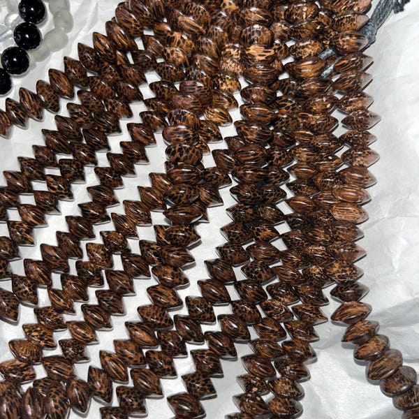 400 Beige Natural Shell Heishi Beads 5mm: Handmade Shell Beads Heishi ...