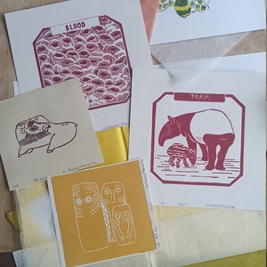 Leopard Lino Print Original Print Linocut Print Animal | Etsy