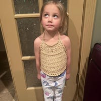 Girls Crochet Top Pattern- Tweens Crochet Top Pattern - Ava's Top ...