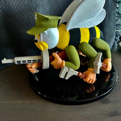 Navy Sea Bee Paintable 3D Model. - Etsy