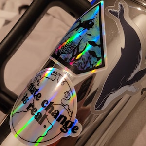 Sea Turtle With Flowers Clear Vinyl Sticker Ocean Stickers Surf Sticker ...