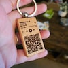 Scannable Song Keychain, Scannable Music Code Keychain, QR Code ...