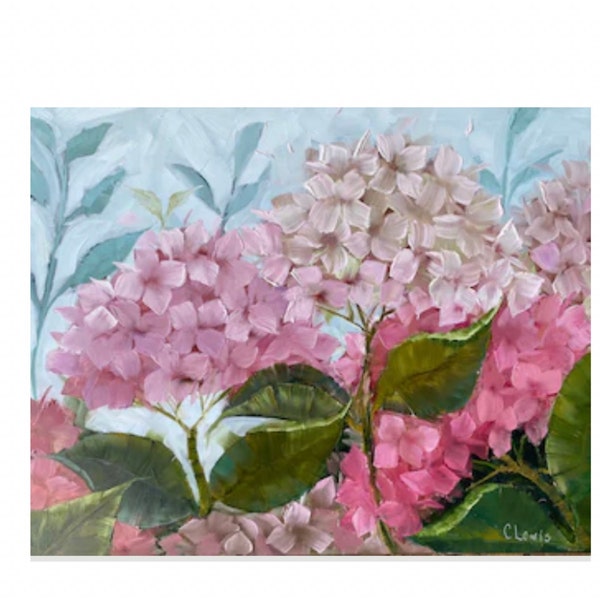 FINE ART PRINT- Summer’s End, Hydrangea Print,blue Hydrangea Print ...