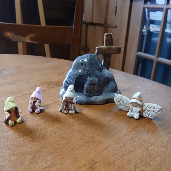 Mini Surfer Clay Gnome/ Indoor Planter Gnome Accessory/ Pink Surf Board ...