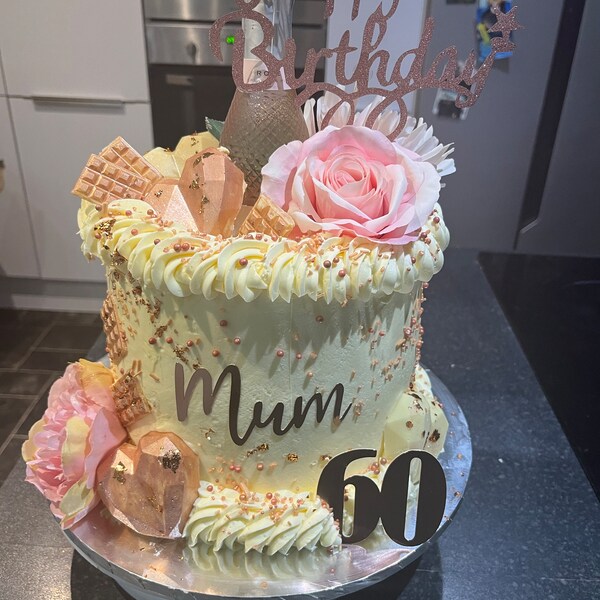 Cake Name Charm, Cake Charm Name, Custom Cake Charm. Personalised Cake ...