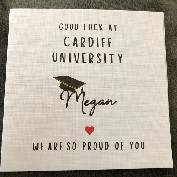 Good Luck at University Card, Going to University Card, off to Uni Card ...