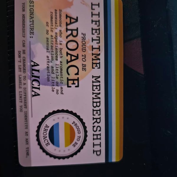 Custom LGBTQAI and Other Membership Cards Add You Own Photo ...