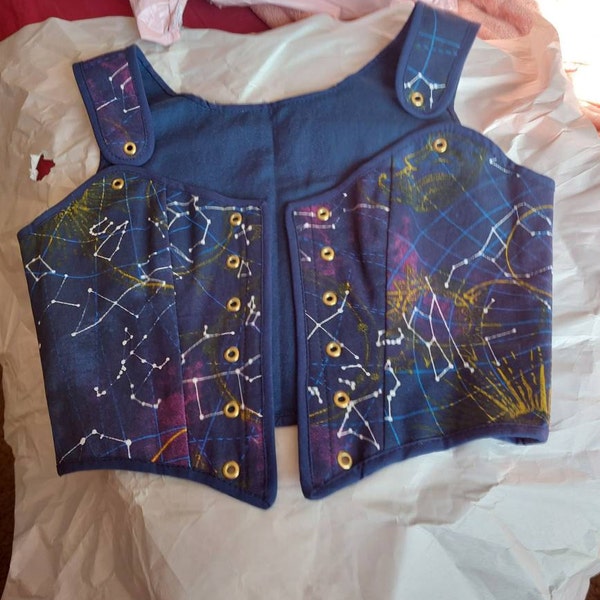 Stargazing Bodice, Corset Bodice, Costume, Renaissance Faire Bodice ...