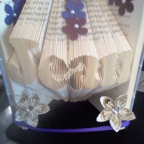 Folded Book Art Name - Etsy