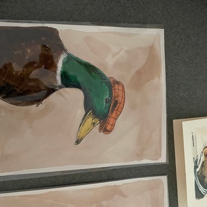 A Sad Royal Black Rainforest Frog King 12x18 an Original Hand - Etsy