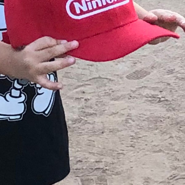 Nintendo Diddy Kong Hat: Red Embroidered Cosplay Cap - Etsy