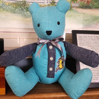 Memory Bear With Vest - Etsy