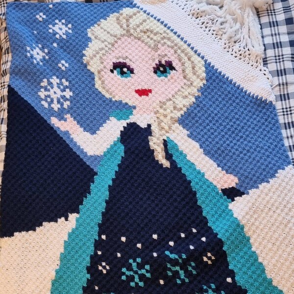 Elsa Graph + Written Instructions * C2C * Row by Row * Digital Pattern ...