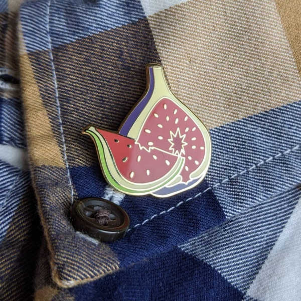 Fig Enamel Pin - Fruit Produce Lapel Pin // Hard Enamel Pin, Cloisonné ... Fig Enamel Pin - Fruit Produce Lapel Pin // Hard Enamel Pin, Cloisonné ...