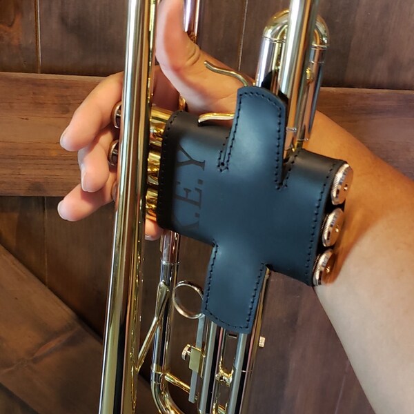Protec Trumpet Leather Valve Guard Leather Trumpet Personalized Gift - Etsy