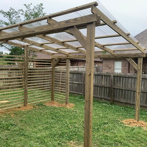 Playhouse Plans, Happy Triangles Playhouse With Slide, Swings, and ...