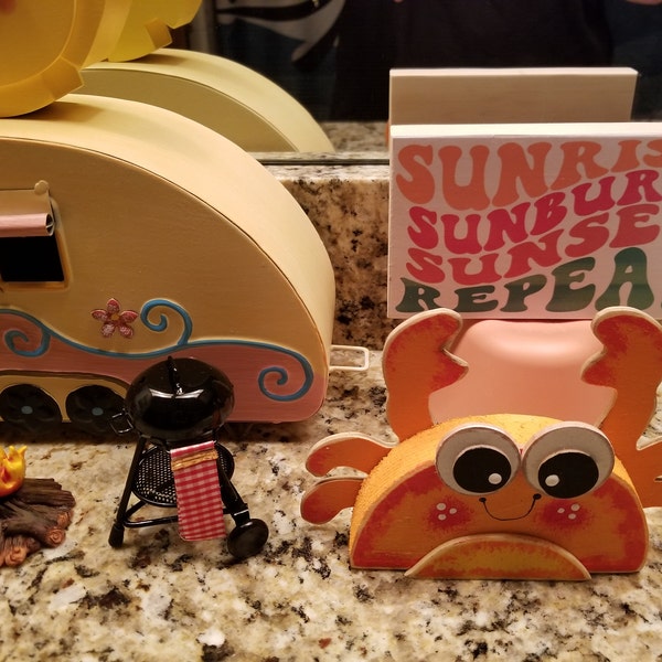 SUNGLASSES, SUN and SUMMER Signs | Wooden | Tiered Tray Decor ...