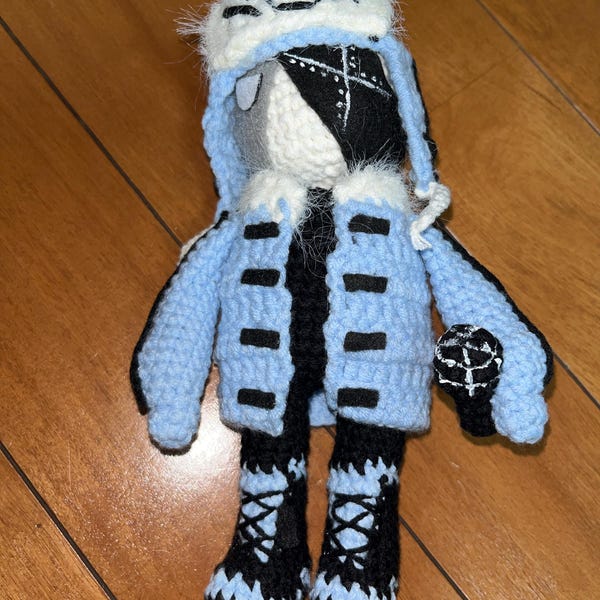 Poupée au crochet Ruv FNF, peluche funkin du vendredi soir - Etsy France