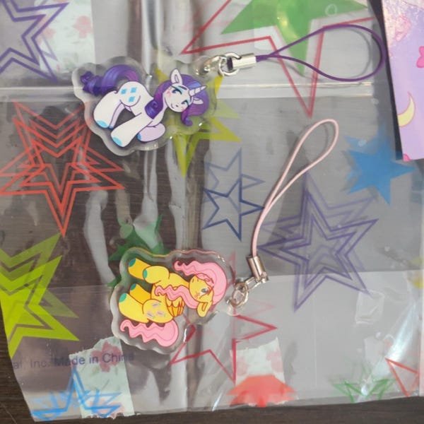 MLP My Little Pony G4 Mane 6 MINI Phone Charms (1.5”) - Etsy