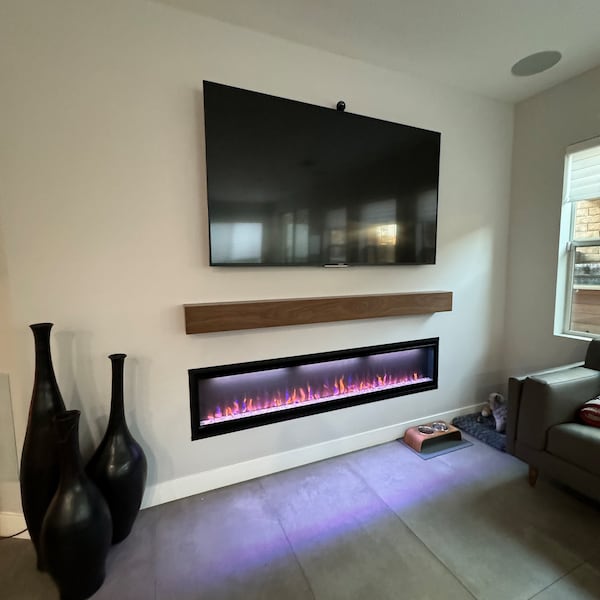 Hickory / Pecan Wood Mantel, Mantle, Floating Shelf - Etsy