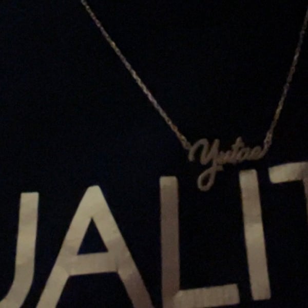 Year Necklace • Custom Number Necklace • Custom Name Necklace • Gothic ...
