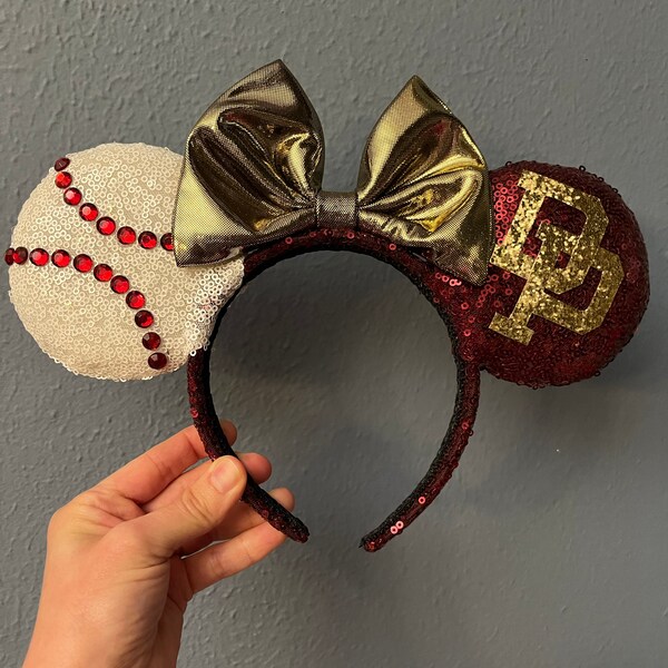 Personalized Minnie Mouse Graduation Ears Graduation Hair Accessories ...