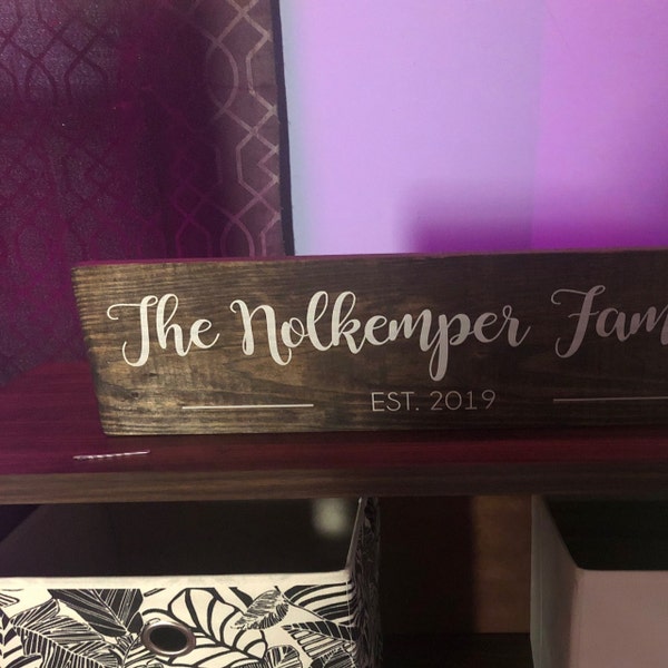 Personalized Welcome Sign, Custom Welcome Sign, Entryway Signs, Wood ...