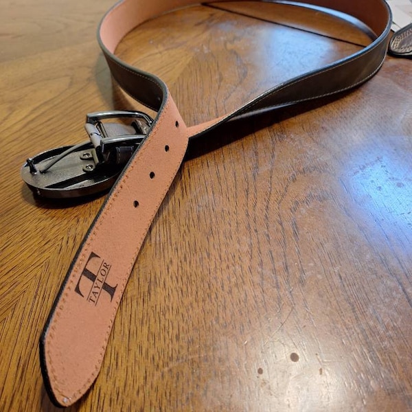 Personalized Handmade Belt for Dad, Valentines Day Gift for Him, Gift ...