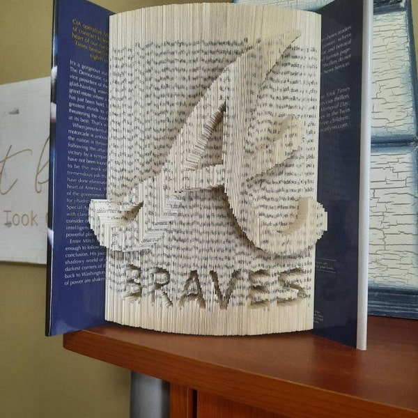 Custom Pattern for a Folded Book Design, Folded Book Art Custom Pattern ...