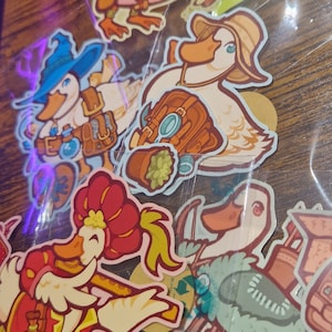 Fantasy Dnd Vinyl Duck Sticker Set Druid Herbalist dungeons - Etsy