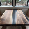 Executive Office Desk Epoxy Resin Office Desk Live Edge Desk Desk With ...