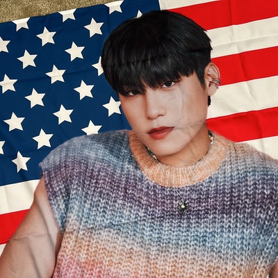 Seventeen Hoshi Horanghae Pose Flag Banner, Hoshi American Tapestry ...