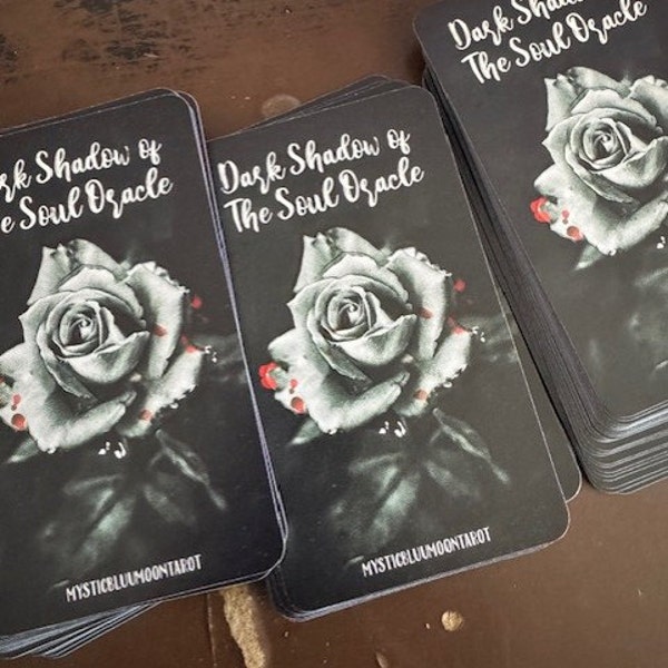 Dark Shadow Oracle Deck: 100 Cards for Shadow Work - Etsy